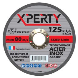 Disque à tronçonner Acier/Inox XPERTY