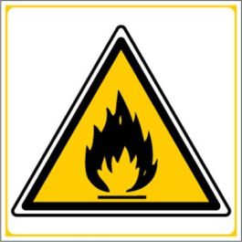 Signalétique danger de feu
